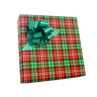 Red & Green Plaid Gift Wrap