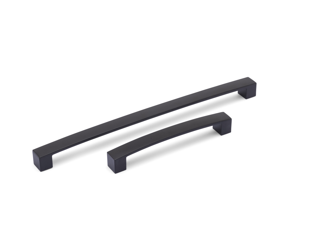 BLOCK BAR, D Handle, 320mm Centres, Matt Black