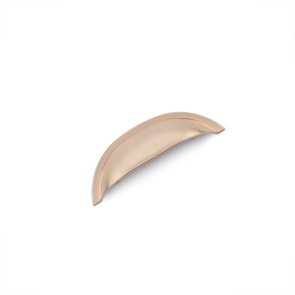 WINDSOR, Shell Handle, 64mm Centres, Champagne Gold, handle, kitchen ...