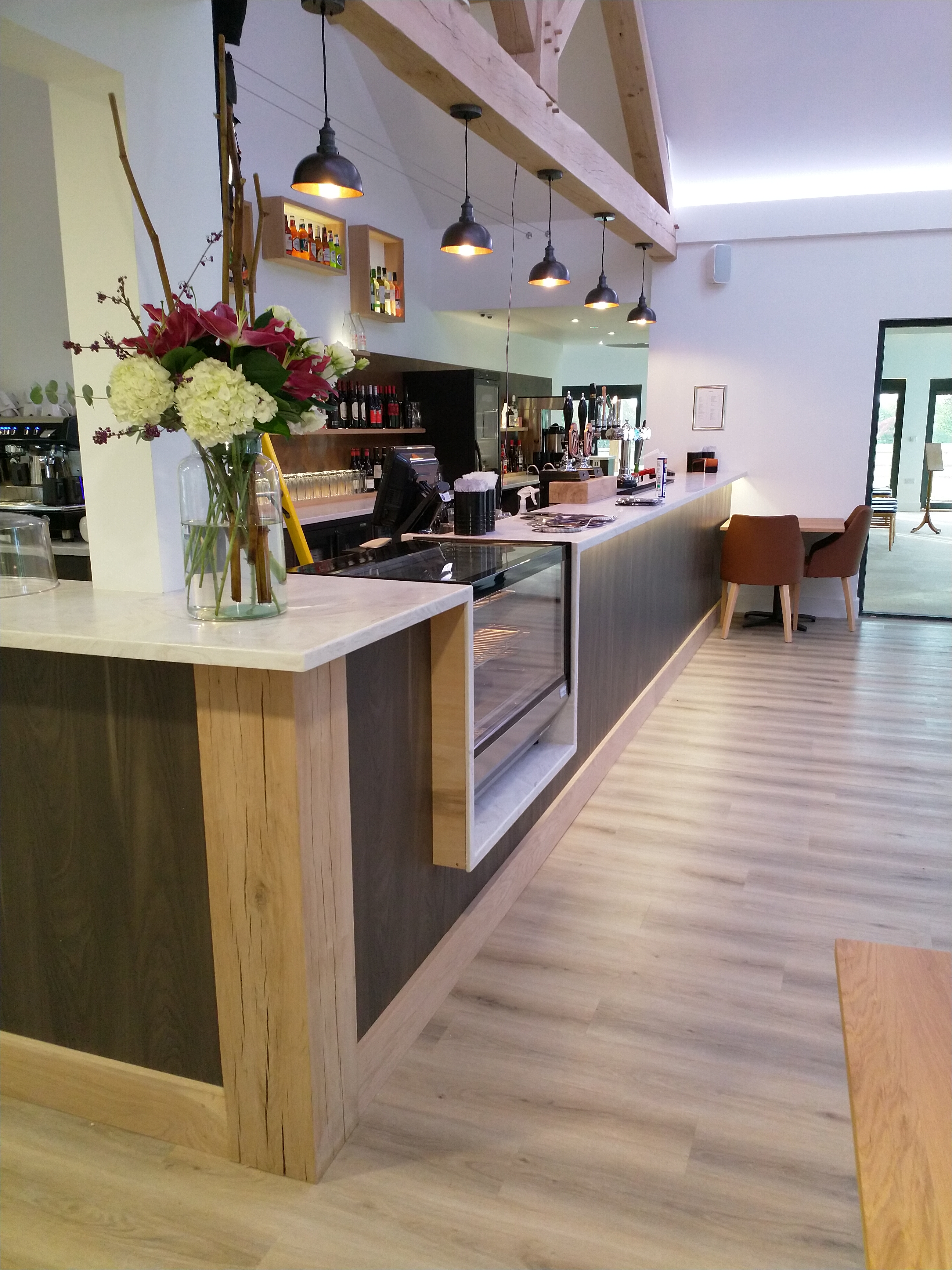 Clubhouse Bar & Reception - Fynn Valley Golf Club - Simply Wood