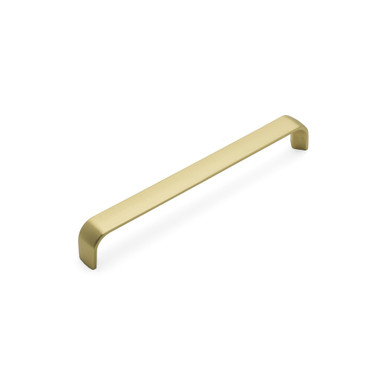 CAMDEN, D Handle, 128mm Centres, Satin Brass