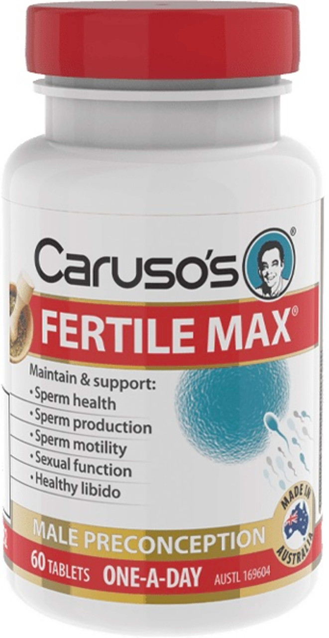 Caruso’s Natural Health Fertile Max 60 Tabs - Free Shipping