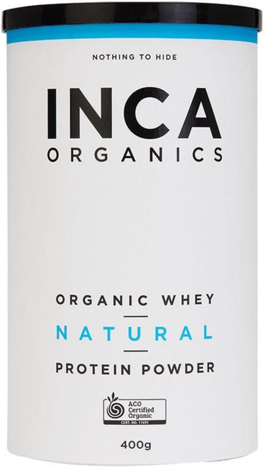 INCA Organics Organic Whey Natural Protein Superfood Powder 400g - Free ...