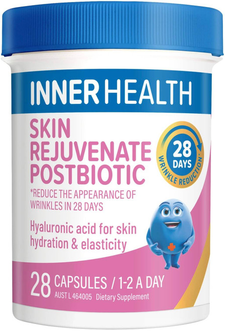 Inner Health Skin Rejuvenate Postbiotic 28 Caps - Free Shipping