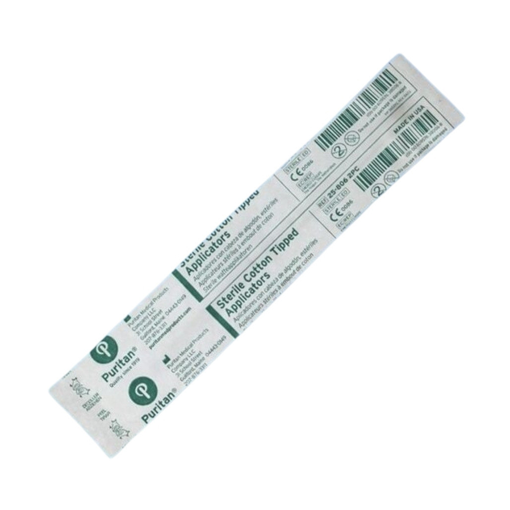 Puritan Sterile Cotton Swab, 6 in., Polypropylene Shaft - AllSwabs