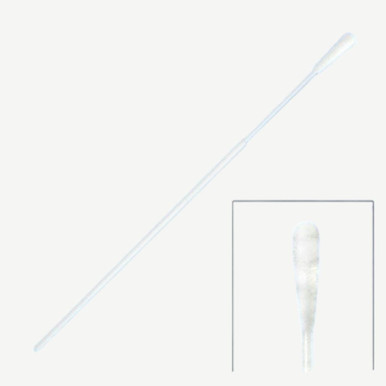 Sterile HydraFlock Flocked Swab, Regular Tip, 6 in., Polystyrene Shaft ...
