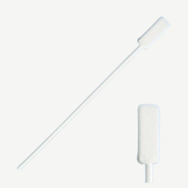 Puritan Flat Paddle Tip Knitted Polyester Swab, 6 in., Polypropylene ...