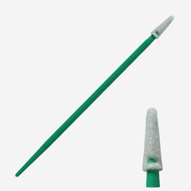 PurSwab ESD Foam Pointed Tip Swab, 3 in., Polypropylene Shaft - AllSwabs