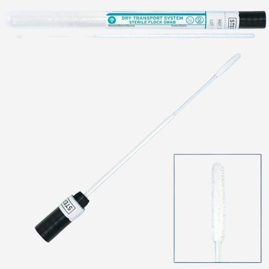 Sterile HydraFlock Flocked Swab, Mini-Tip, with Transport Tube 500/case ...