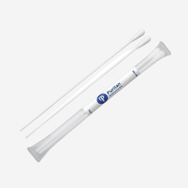 Puritan Double Sterile Polyester Swabs, Regular Tip, Polystyrene Shaft ...