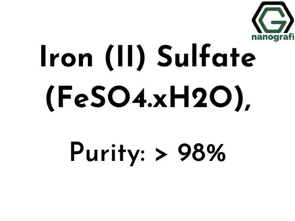 Iron (II) Sulfate (FeSO4.xH2O), Purity: > 98% - Nanografi Advanced ...