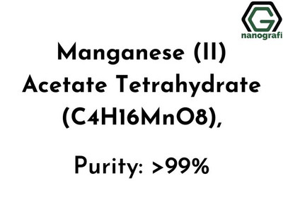 Manganese (II) Acetate Tetrahydrate (C4H16MnO8), Purity: > 99% ...