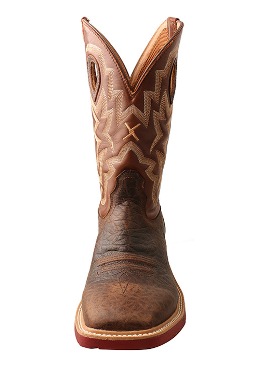 Twisted X Mens 12″ Alloy Toe Western Work Boot With Cellstretch® Mxbaw02