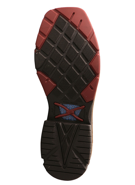 Twisted X Mens 12″ Alloy Toe Western Work Boot With Cellstretch® Mxbaw02