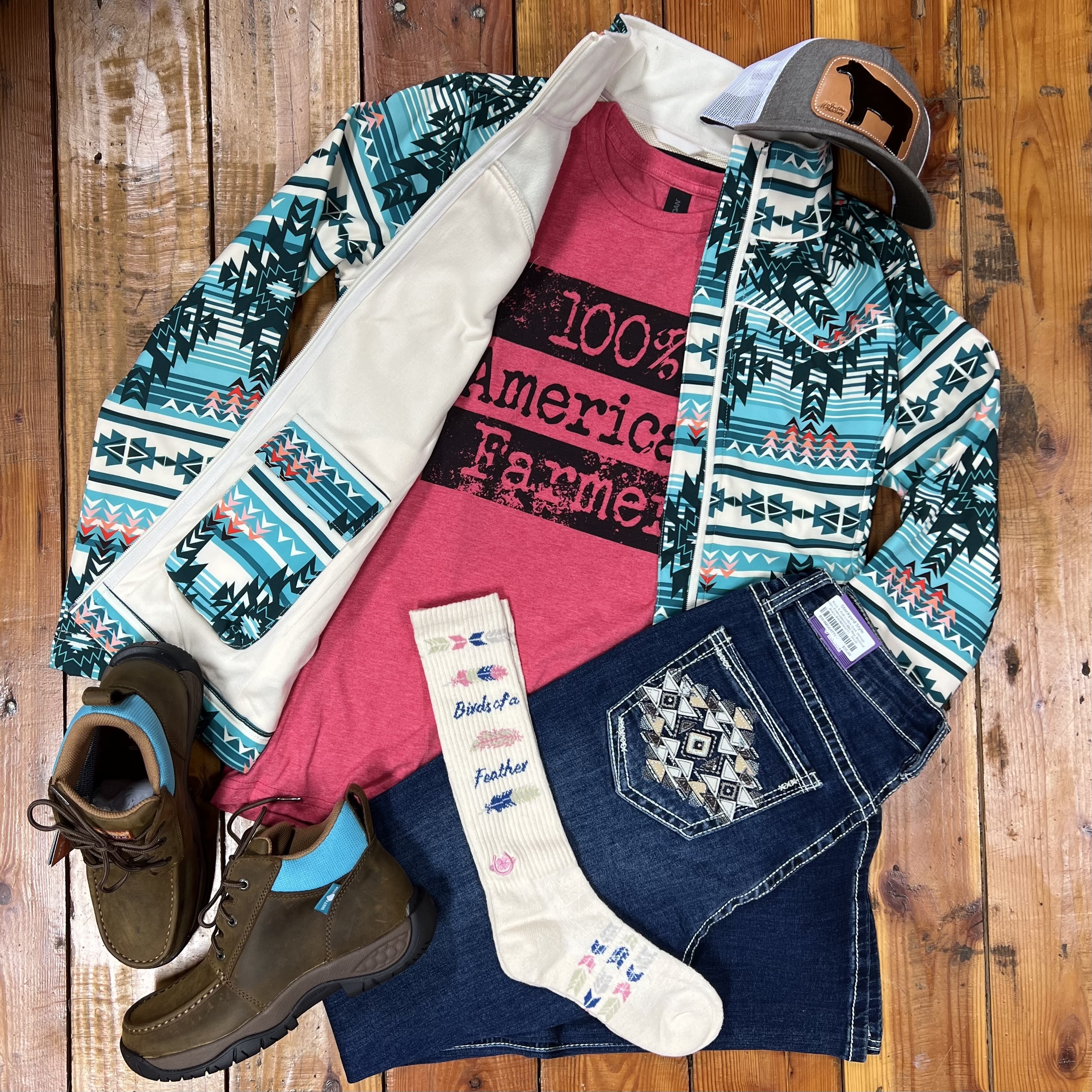 Rain or Shine: This Outfit’s Ready for Chores - Stockyard Style