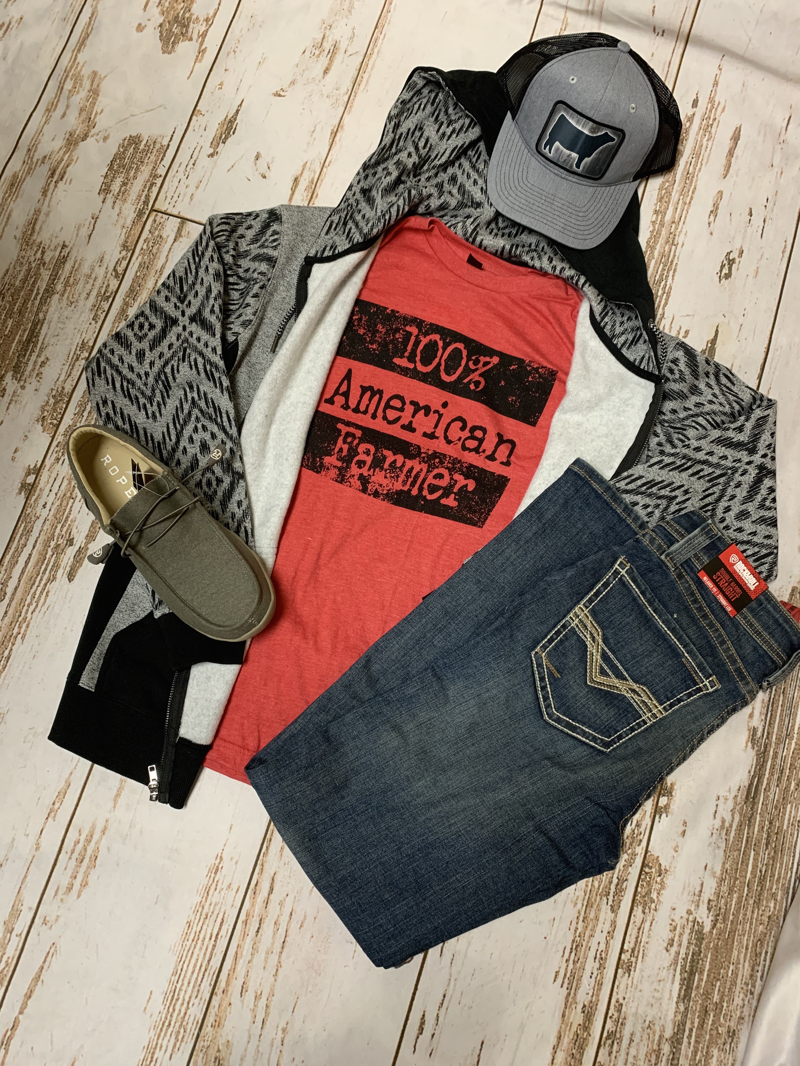 Men's Beef Farmer Outfit of the Day - Stockyard Style