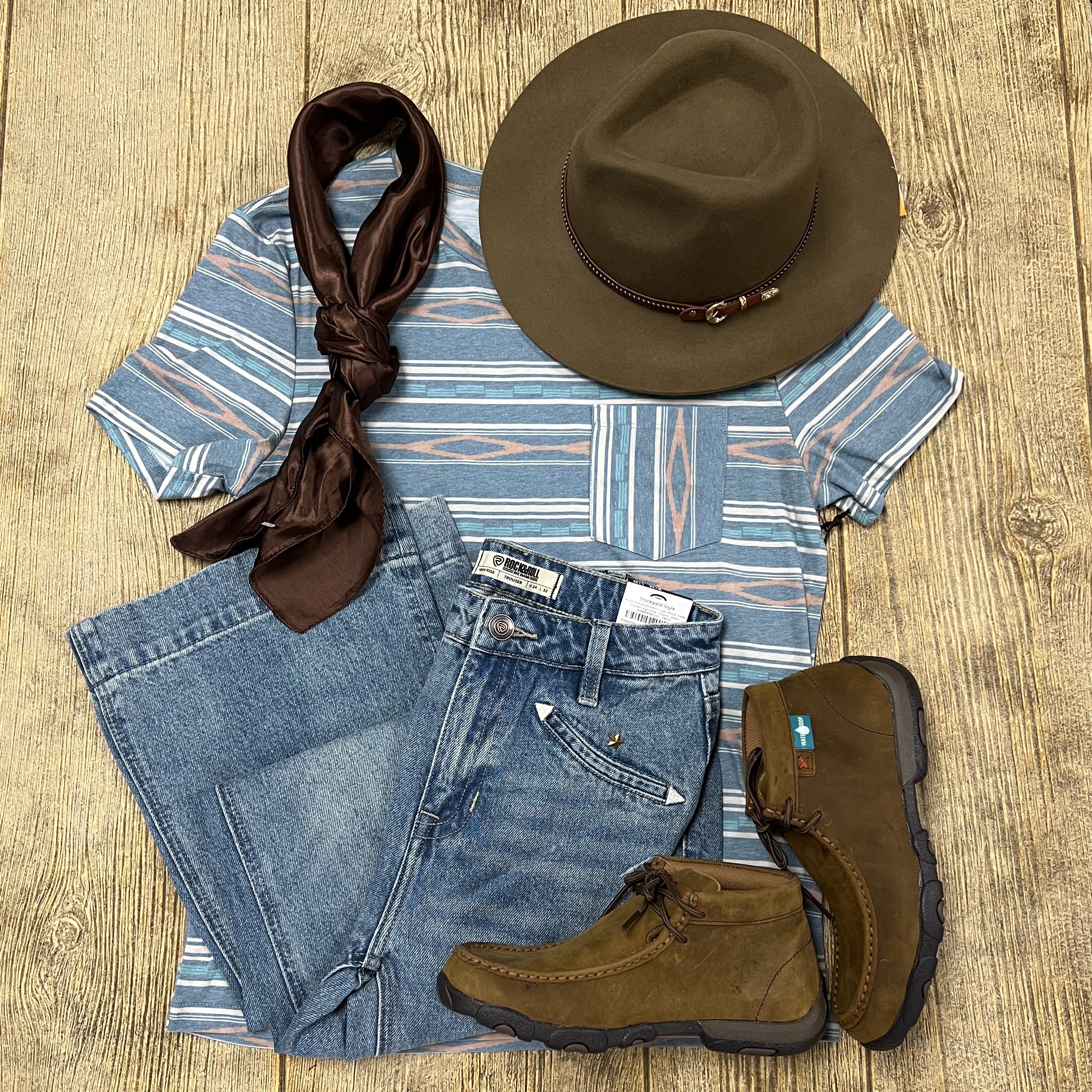 Ladies' Ranchy Outfit Of The Day - Stockyard Style