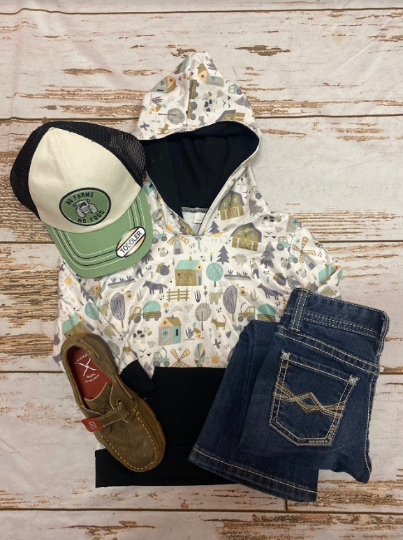 Boy's Farm Outfit of the Day - Stockyard Style