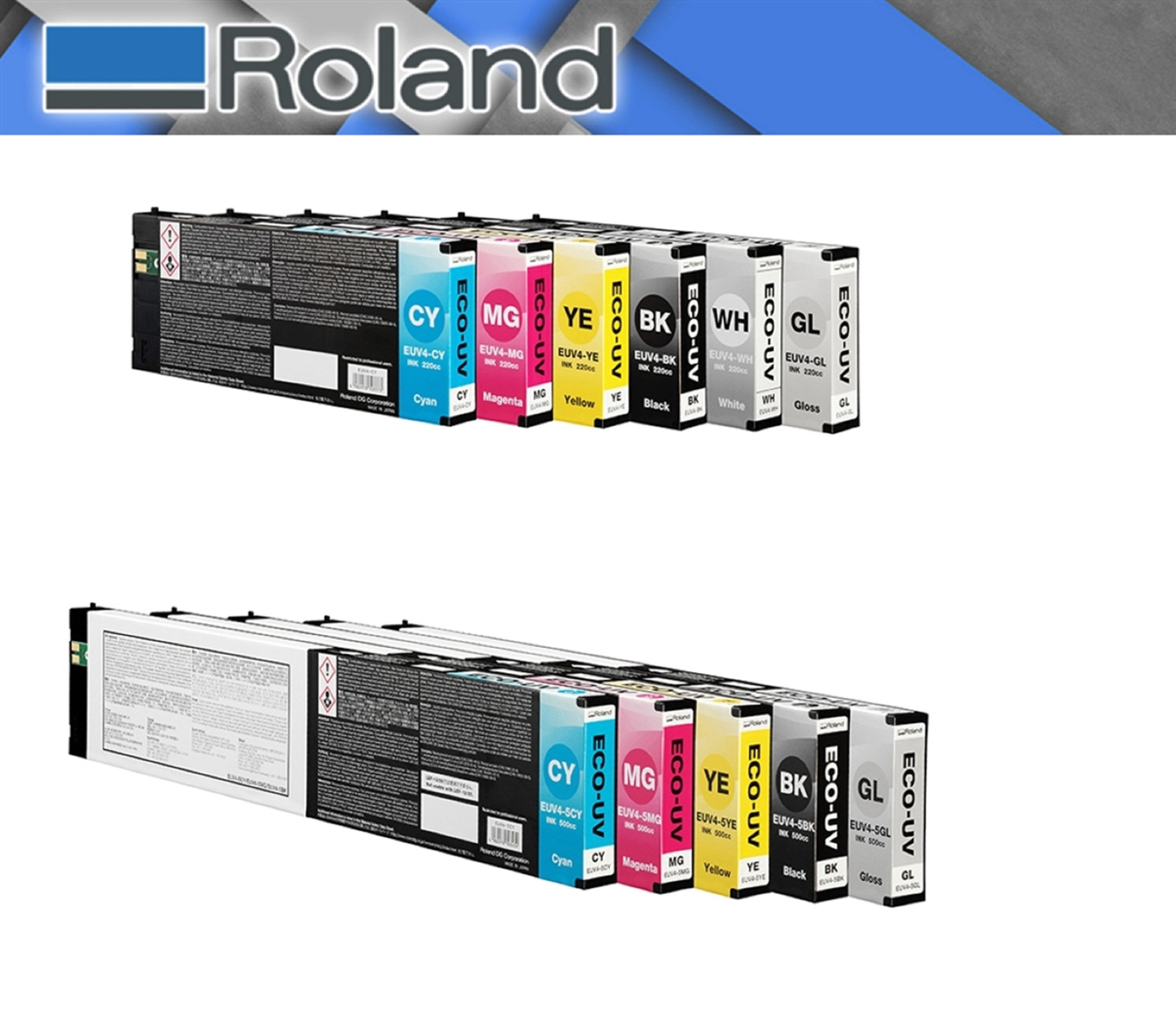 Roland Eco-Sol MAX Ink 220cc Cartridges