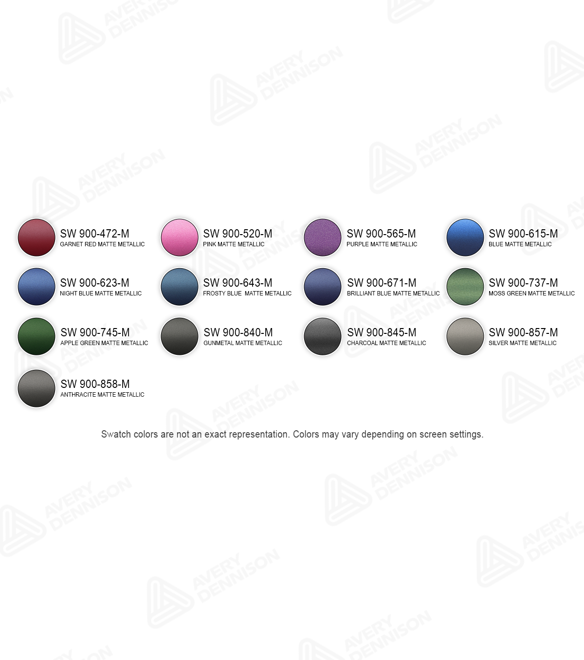 EZ-RS Gloss Colors | Avery Supreme Wrapping Films