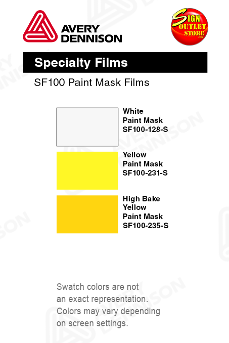 Avery SF100 Paint Mark Vinyl
