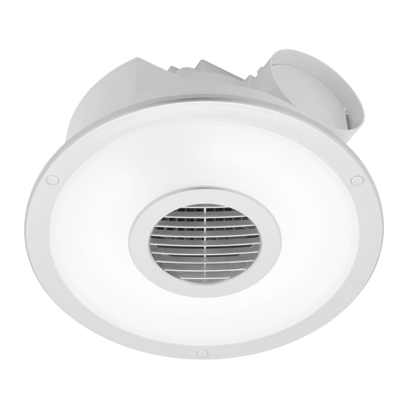 Mercator Skyline Round White Exhaust Fan & 15w LED Light - Galaxy ...