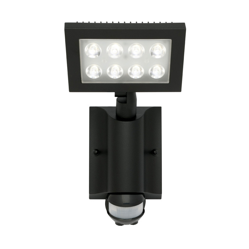 Mercator Corbo 24w 4000K LED Flood Light & Sensor Black - Galaxy ...