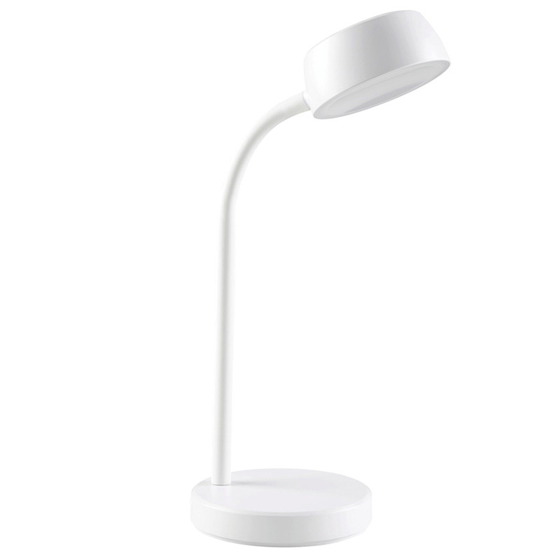 Eglo Ben 4.5w LED Study Desk Lamp White - Galaxy Lighting & Fans