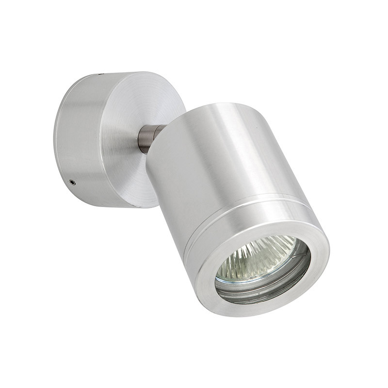 Brilliant Vista II 12V MR16 Exterior Single Spotlight Aluminium ...