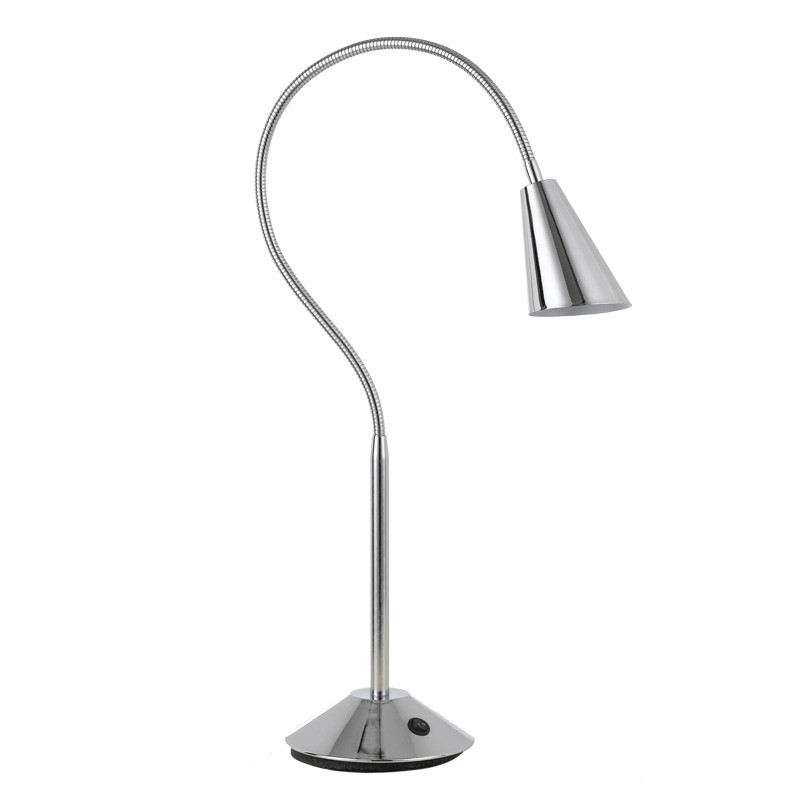Telbix Abra Bendy Desk Lamp Chrome - Galaxy Lighting & Fans