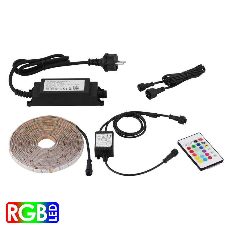 Eglo 4w X 5m LED Strip Kit RGB+W & Remote - Galaxy Lighting & Fans