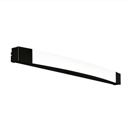 Eglo Siderno 90cm 24w LED Vanity Wall Light Black - Galaxy Lighting & Fans