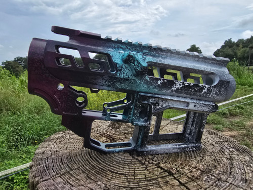 SR-15 Skeletonized Receiver Set Stonewashed [STORMTROOPER]