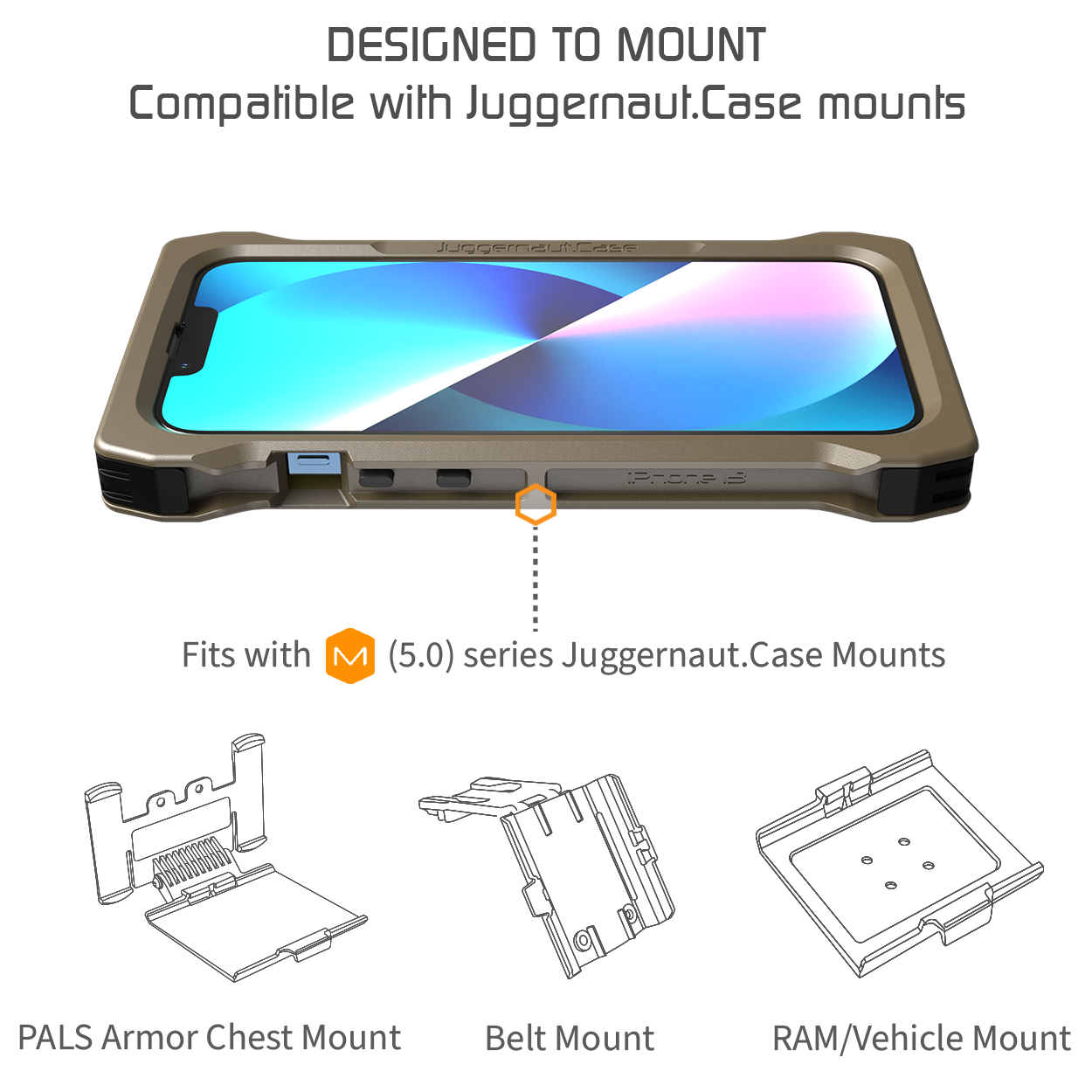 Juggernaut.Case™ iPhone 13 IMPCT Phone Case JG.IMPCT.iPhone13.