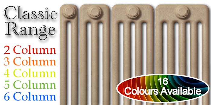 Products - Column Radiators - Colour Painted Column Radiators - Classic ...