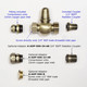 Alfriston Traditional TRV Straight Antique Brass Thermostatic Radiator ...