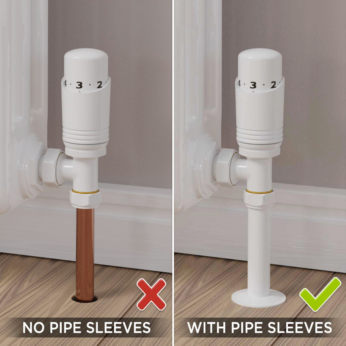 What are the best radiator pipe covers for home decor?