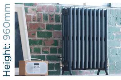 Arroll Edwardian 4 Column Cast Iron Radiator H960mm x W1894mm