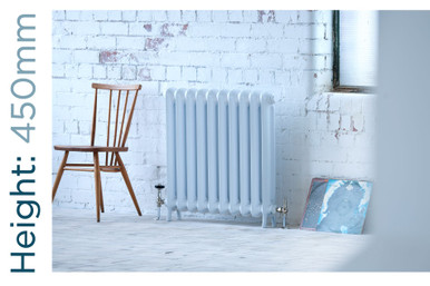Arroll Peerless 2 Column Cast Iron Radiator H450mm x W2314