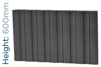 Apollo Malpensa Wave Aluminium Designer Anthracite Double Horizontal ...