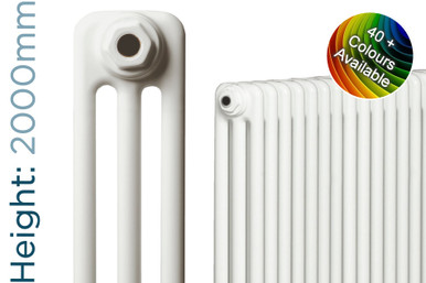 Apollo Roma 3 Column Vertical Radiator H2000mm x W306mm
