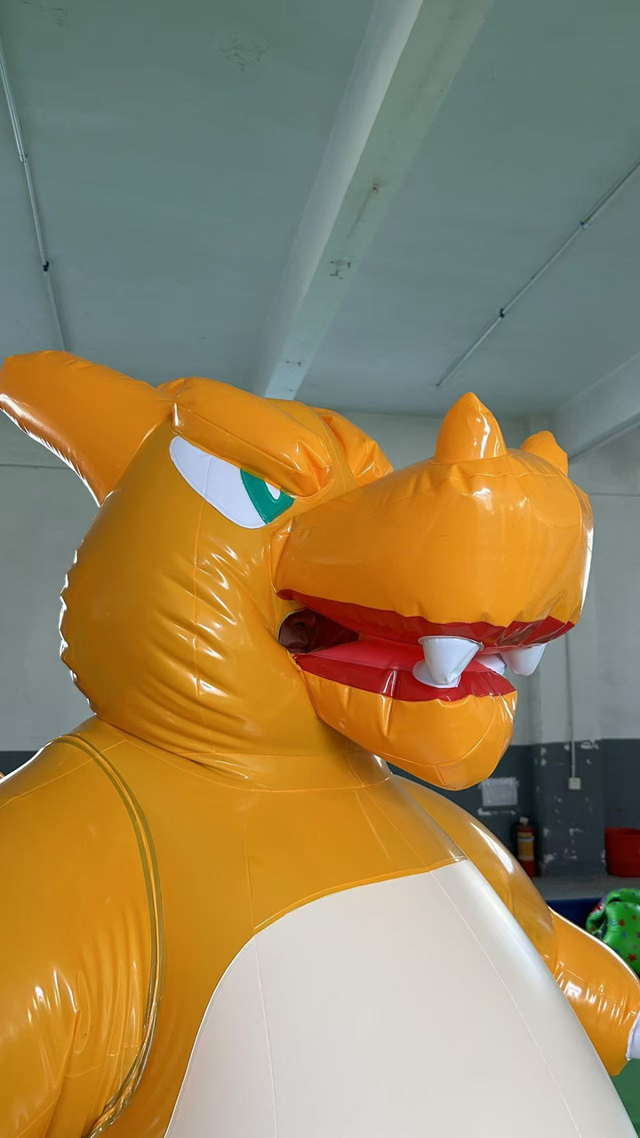 Made-to-order - Double-layer, PVC Orange Dragon Suit