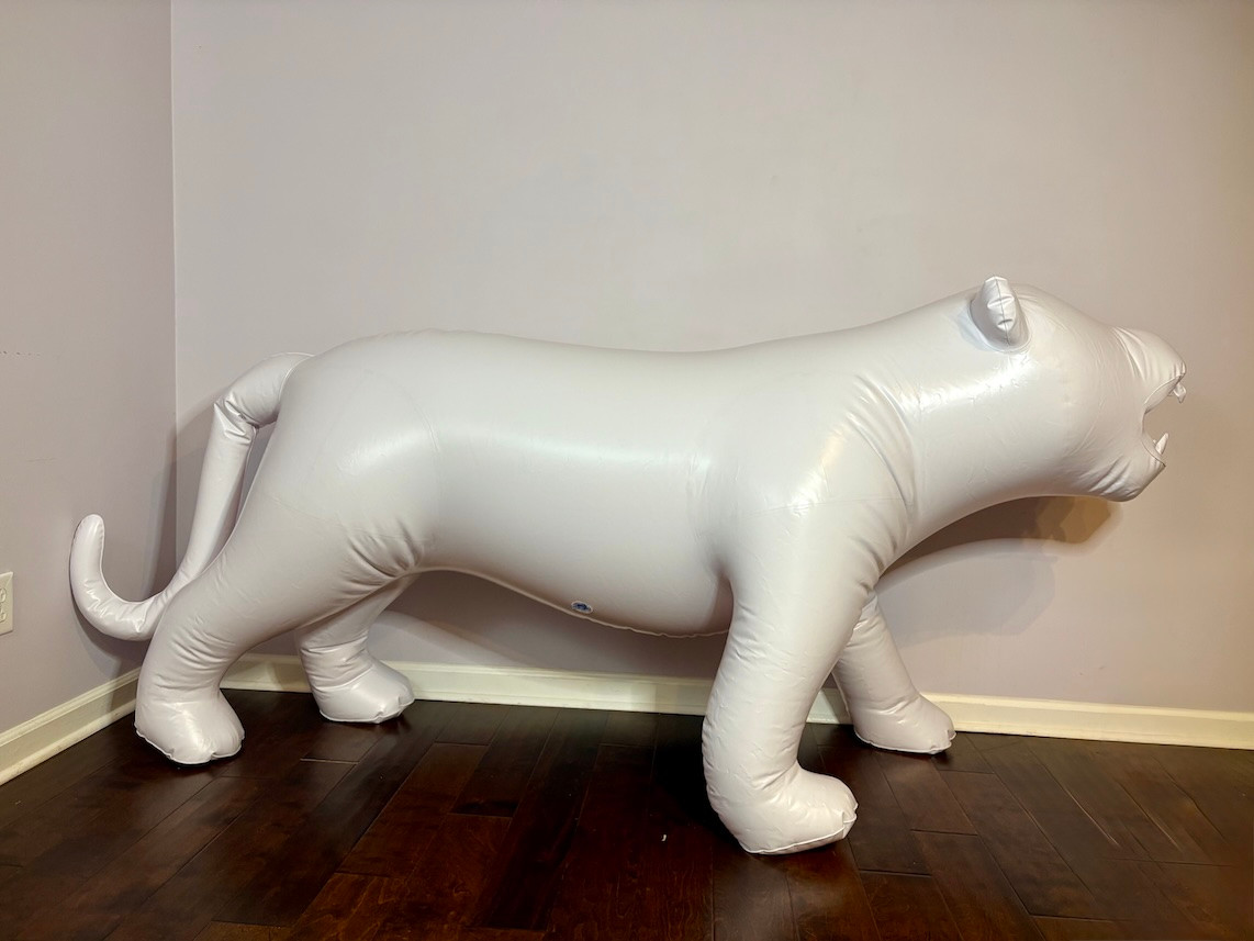 DISCOUNTED- IN STOCK- Blank Tiger Toy (B stock)