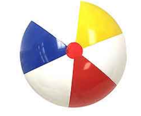 Made to Order- Housemade 36" Inflatable PVC Beach Ball Shorts