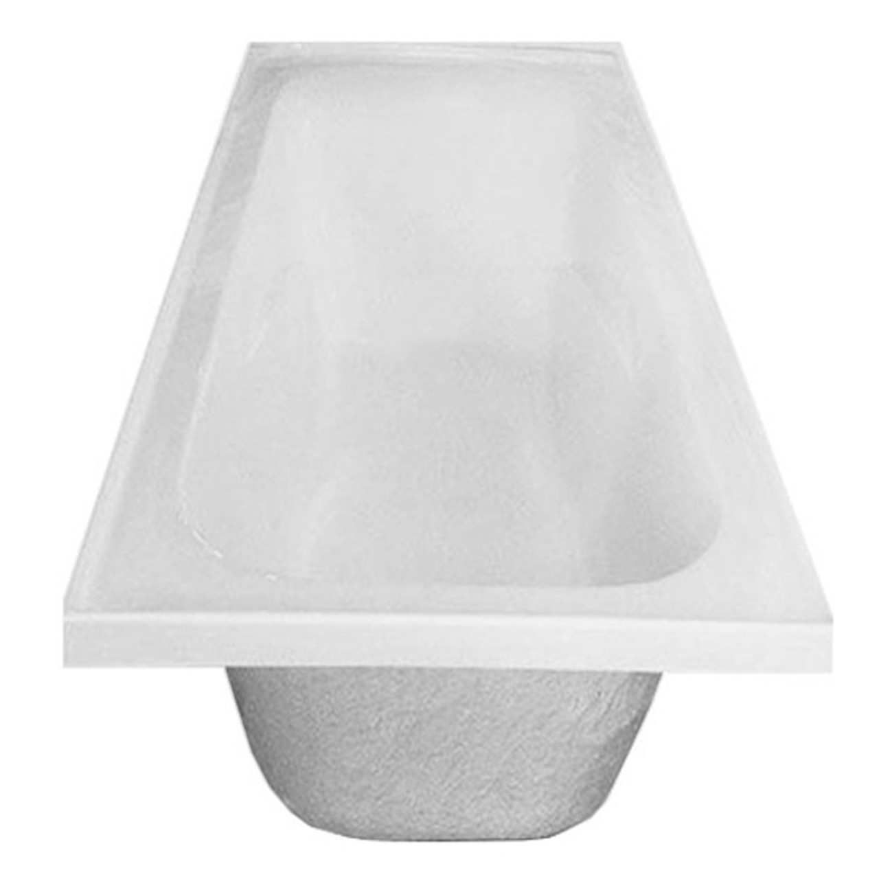 Vogue White Top Mount Bath 1675mm - Trade Depot