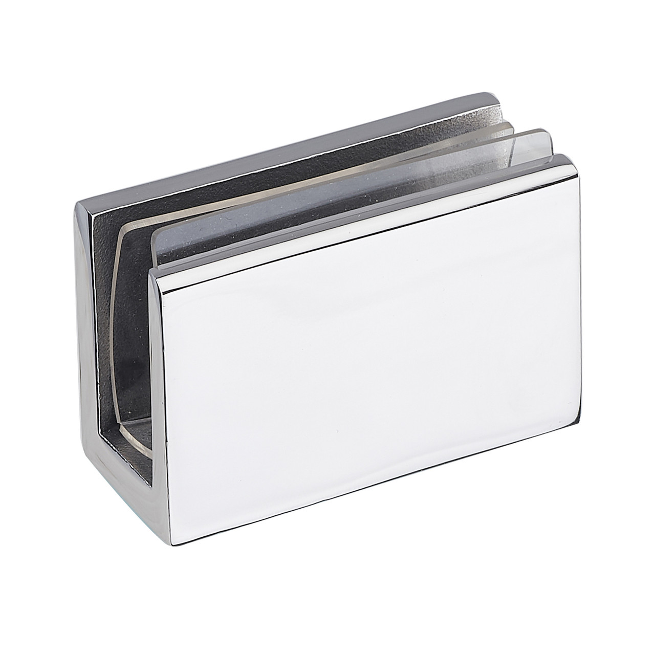 Glass Shower Door Clip Only - Chrome - Trade Depot