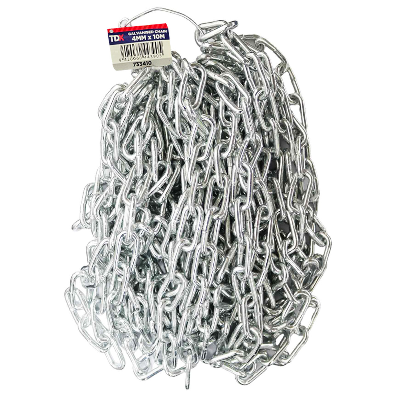 Galvanised Chain - 4mm x 10m - Trade Depot