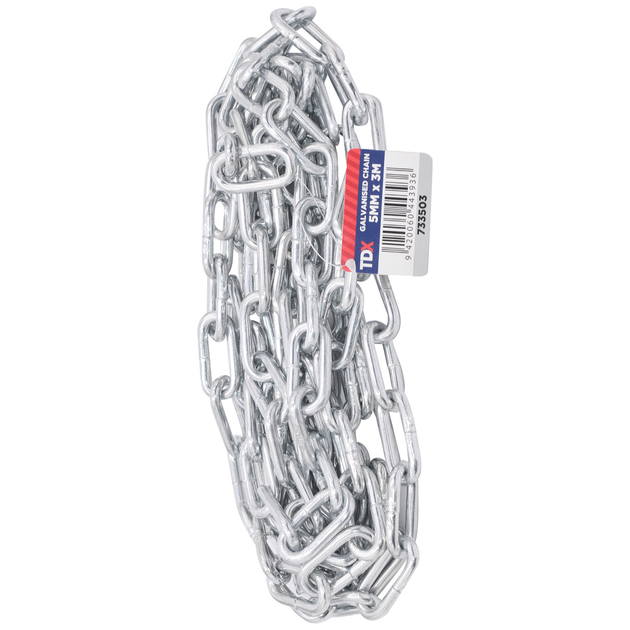 Galvanised Chain - 5mm x 3m - Trade Depot