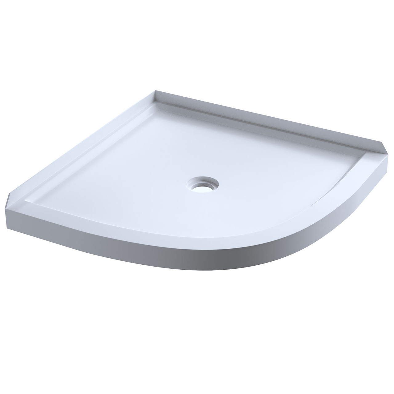 900mm Round Shower Tray Centre Waste - Trade Depot