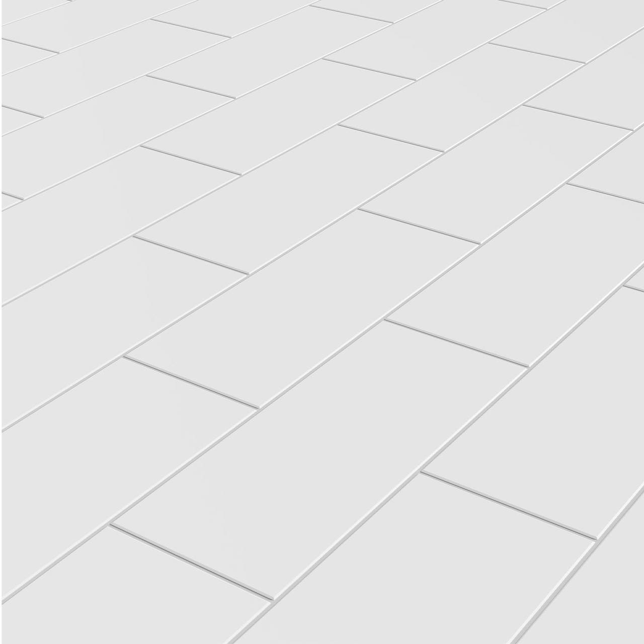 Subway Tile Look Shower Liner with White Lines - 900mm - Trade Depot